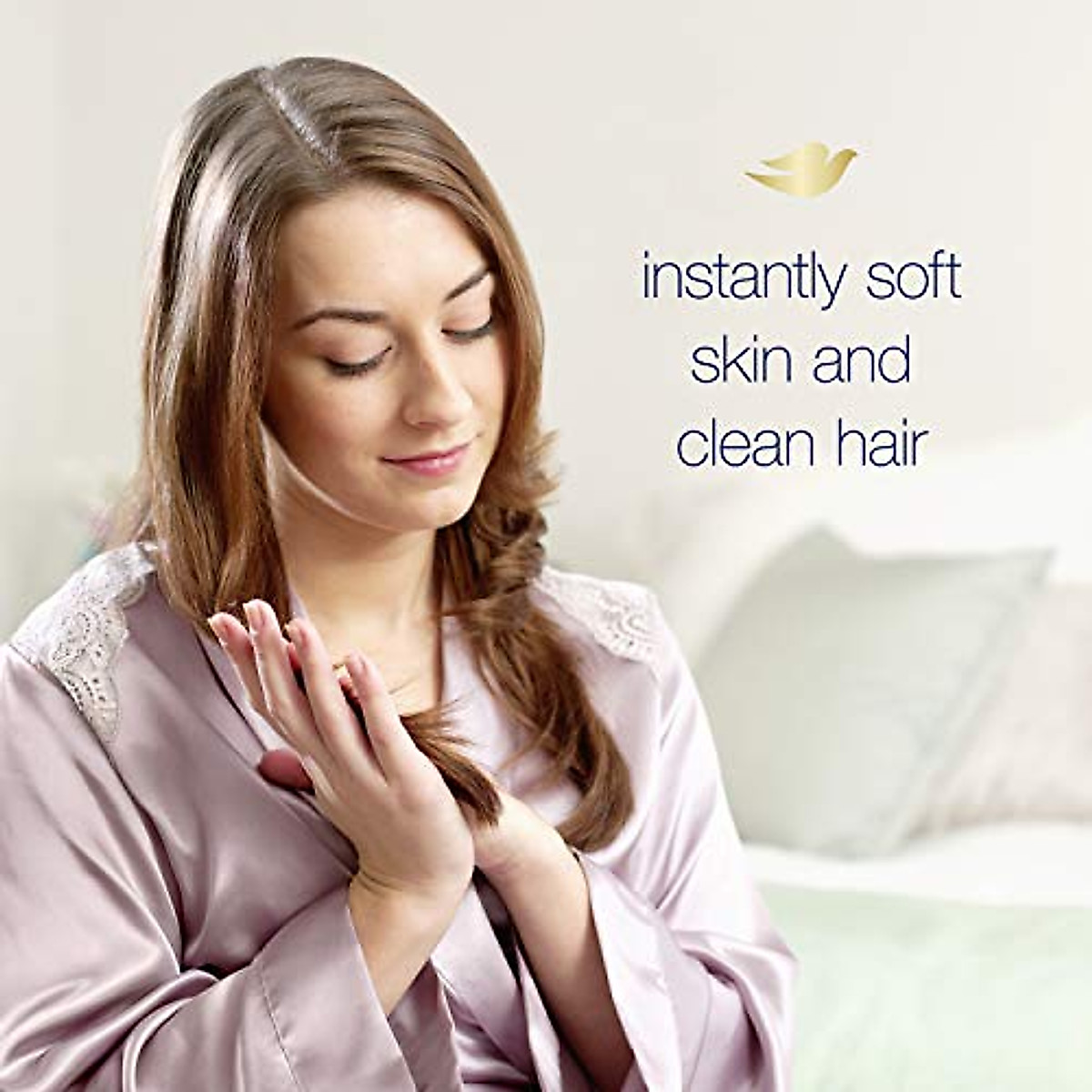 Dove Hair and Skin Care Regimen Pack Cool Moisture For Soft Skin and Clean Hair Includes 2 Hair and 2 Skin Care Products 4 Count