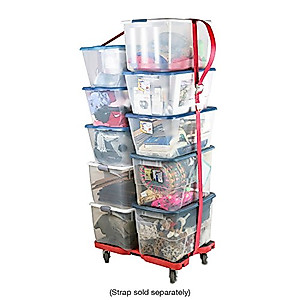 SNAP-LOC 1200 LB Professional E-Track Dolly RED