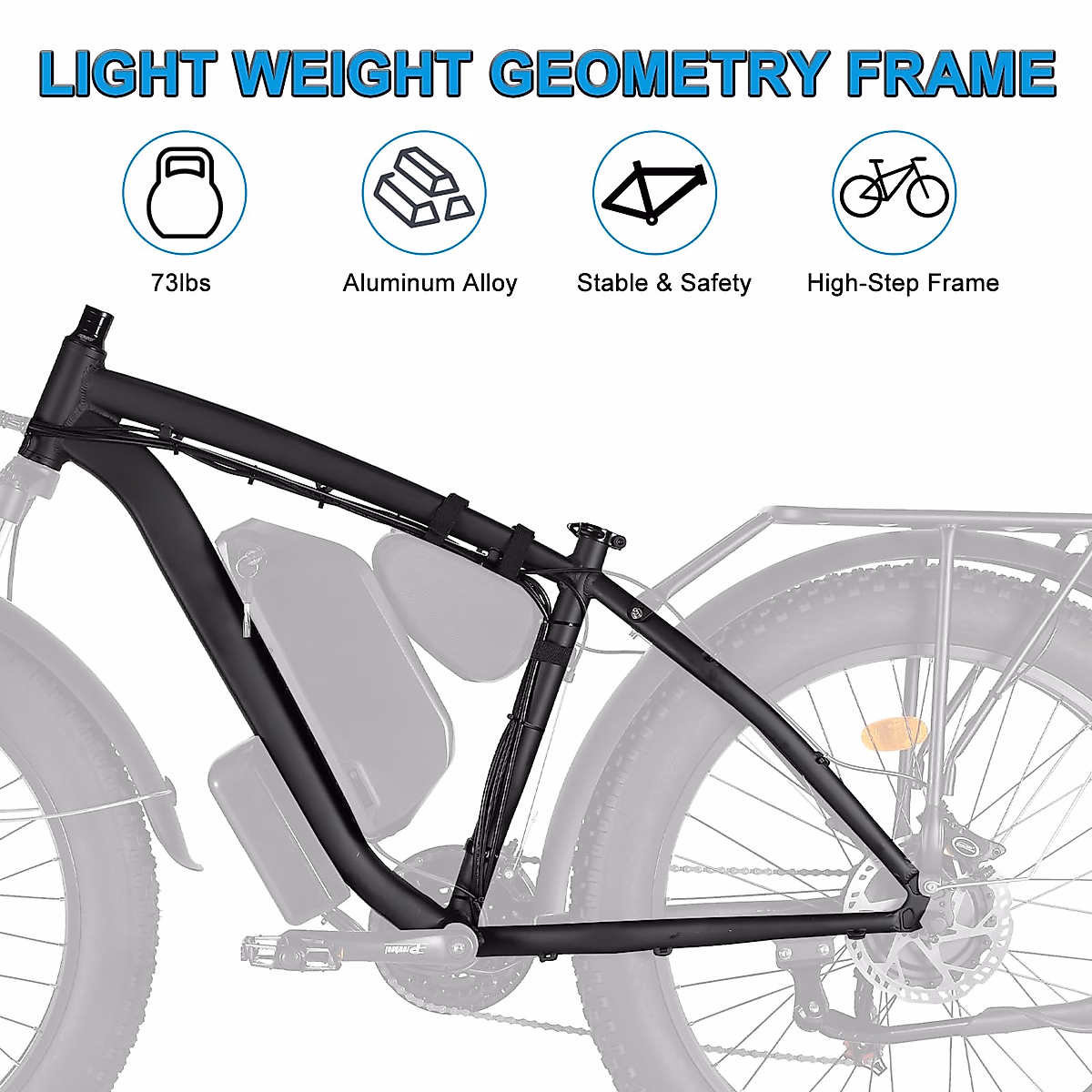 Electric Bike for Adult, [Upgraded Version] Dual Motor 2000W 22.4Ah 35MPH AWD Ebike 21 Speed 26" Fat Tire MTB Hydraulic Disc Brake Front Suspension (Black)