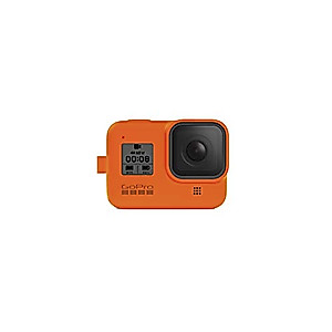GoPro Sleeve + Lanyard (HERO8 Black) Hyper Orange - Official GoPro Accessory