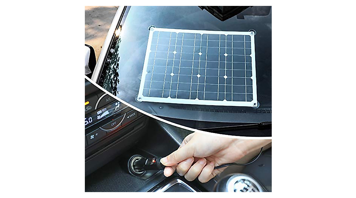 Himino 40W Solar Panel Kit for 12V Batteries and Off-Grid Use