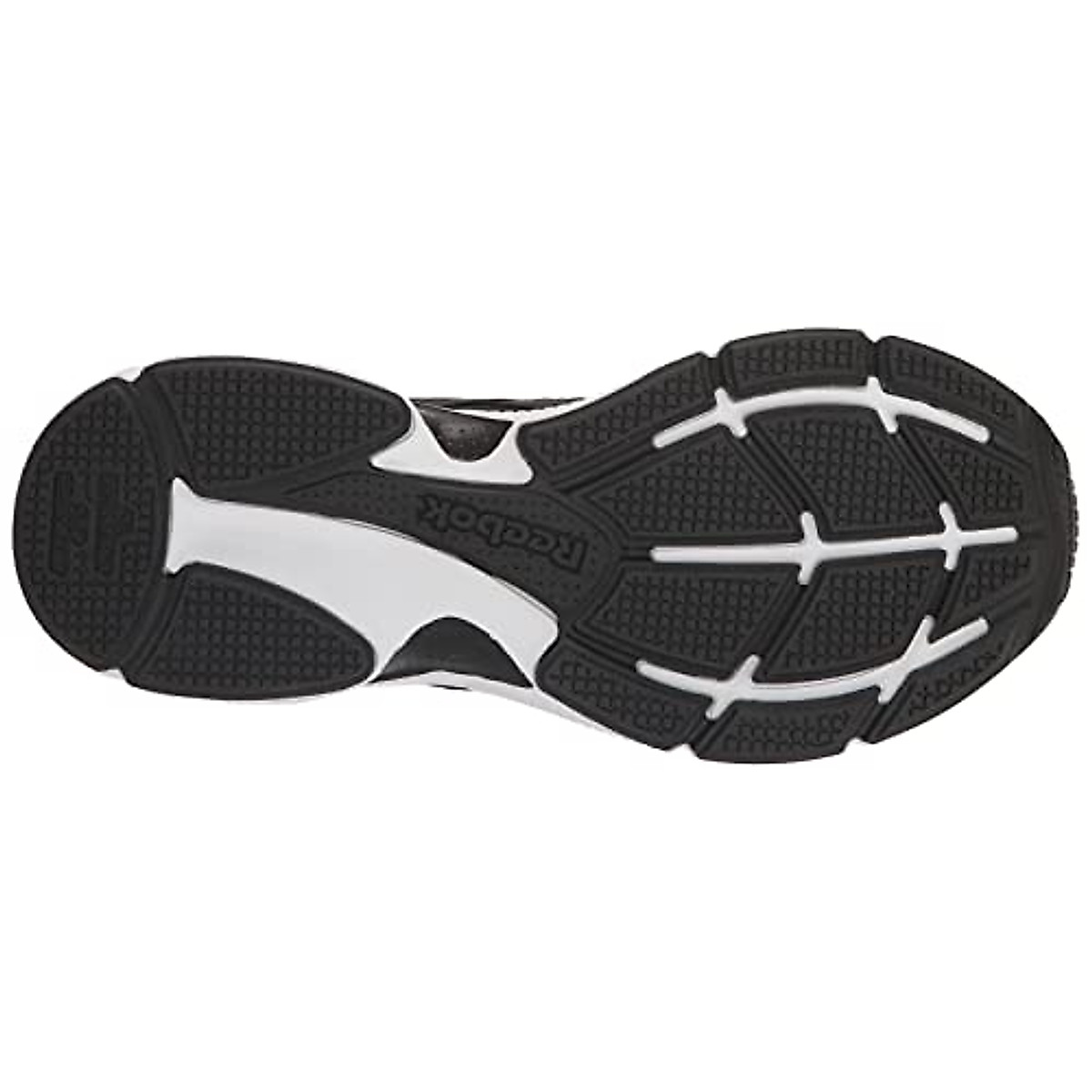 Amazon Essentials by Reebok Women's All Day Comfort Slip-Resistant Alloy-Toe Safety Athletic Work Shoe, Black/Gold/White, 8.5