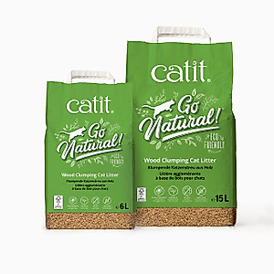 Catit Go Natural Wood Clumping Cat Litter 6.4 lb
