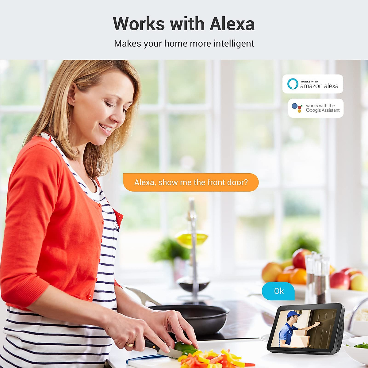 blurams 2pc Outdoor Pro, Security Camera Outdoor System 1080p FHD Outside w/Two-Way Audio, Starlight Night Vision, Facial Recognition, Weatherproof, Cloud/Local Storage, Compatible with Alexa