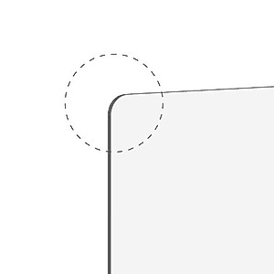 INTELLIMADE - Plexiglass Shield, Sneeze Guard Panel for Desk, Counter and Table, Portable, Clear Acrylic, Multi-Sizes (24" W x 16" H)