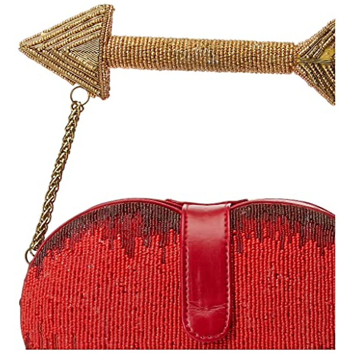 Mary Frances Fall in Love Top Handle Handbag, Red