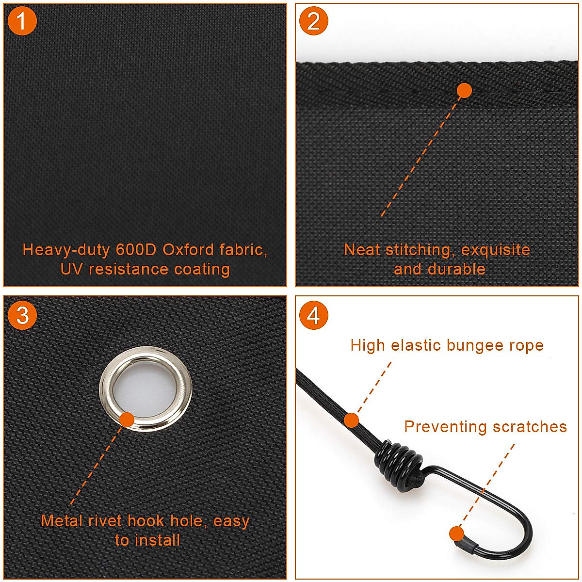 Coitak Air Conditioner Cover for Outside Units, Winter AC Defender, Heavy Duty Top Air Conditioner Cover (28 x 28 inch)