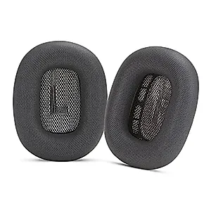 Ear Cushions for AirPods Max Headphones Earpads Replacement Ear Pad Covers Earmuffs with Protein Leather, Memory Foam and Magnet Black