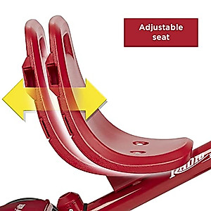 Radio Flyer Pedal & Push 4-in-1 Stroll ' N Trike®, Red Tricycle, for Toddlers Ages 1-5 (Amazon Exclusive), Toddler Bike