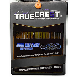 TRUECREST/Dark Tan Full Brim Hard Hat with Fas-trac Suspension