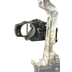 Burris Optics Oracle 2 Rangefinder Bow Sight, Built in Range Finder Measures Exact Distance, Calculates Perfect Aim/Drop Point, Adaptable Right or Left Handed Mount