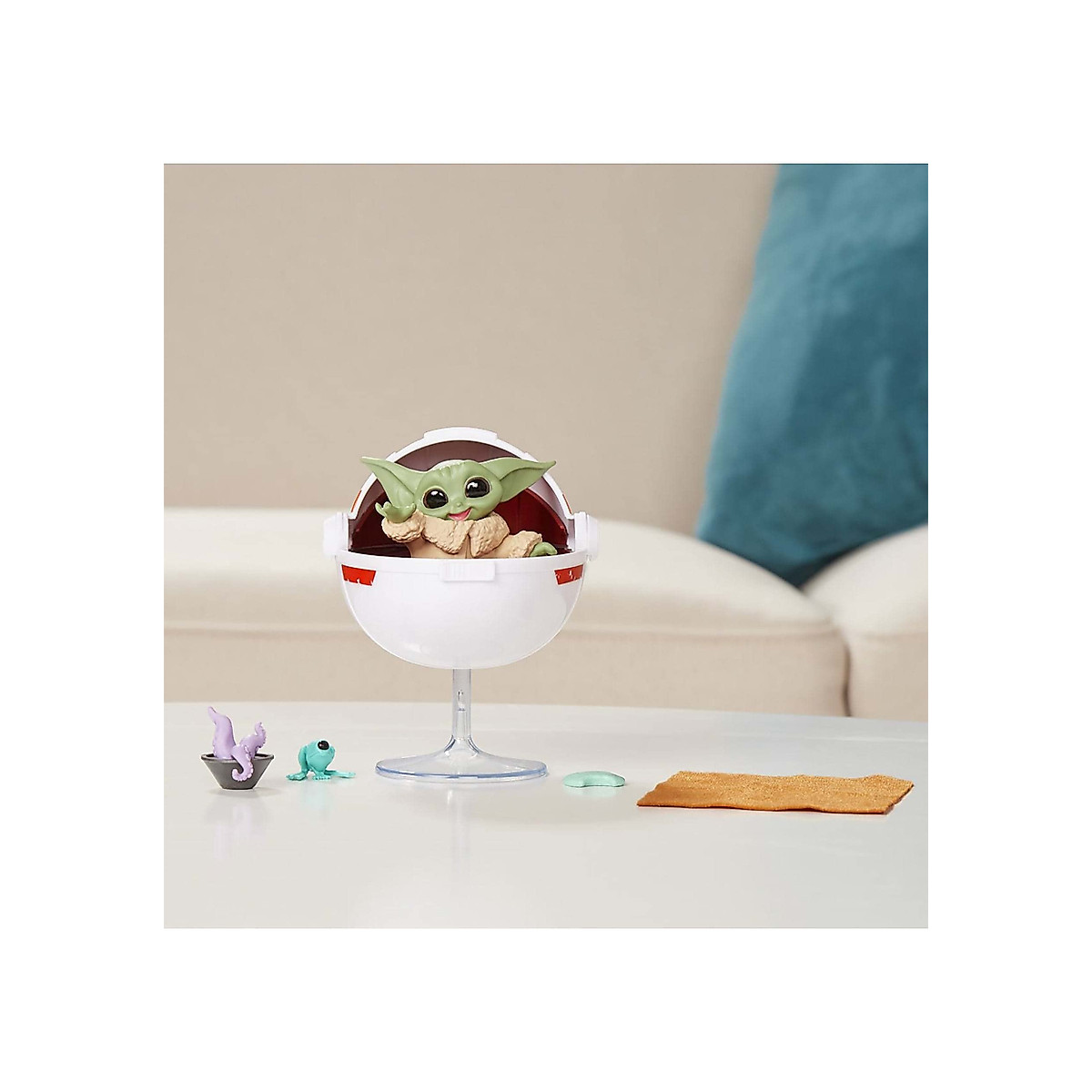 STAR WARS The Bounty Collection Grogu’s Hover-Pram Pack The Child Collectible 2.25-Inch-Scale Figure with Accessories, Kids Ages 4 and Up,Multi-Colored,Standard,F2854