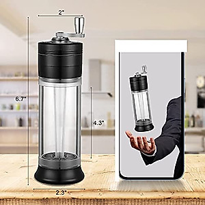 Herb Grinder 3-in-1 Hand Crank Spice Rolling Milling Loader Roller Filler Flower Buds Storage with Mangetic Liq Crusher Grinding
