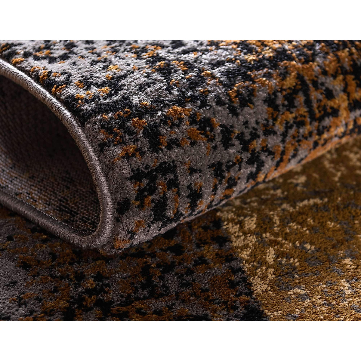 Unique Loom Barista Collection Area Rug - Excelsa (2' 2" x 3' 1" Rectangle, Beige/ Brown)