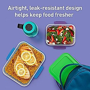 Sistema Nest It Food Storage Containers with Lids, Multicolor, (Pack of 8)