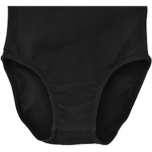 Dancina Black Leotard Short Sleeve Girls Modest Coverage Breathable Ballet Dance Unitard 10Black