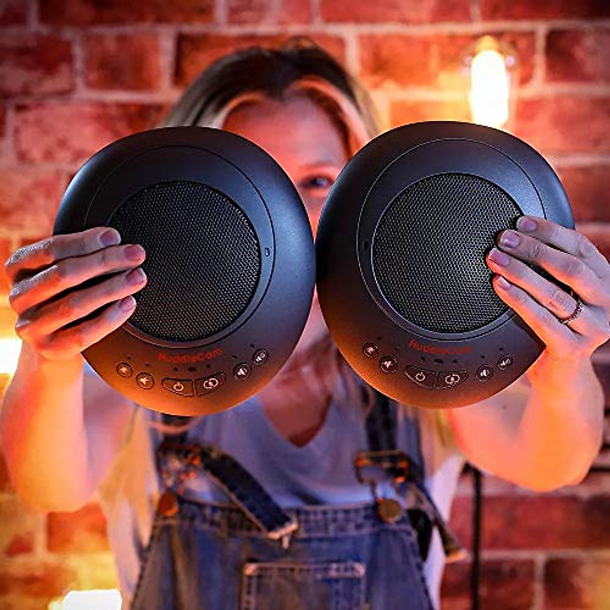 HuddleCamHD HuddlePod Air2 Dual Wireless Speakerphone System - Grey