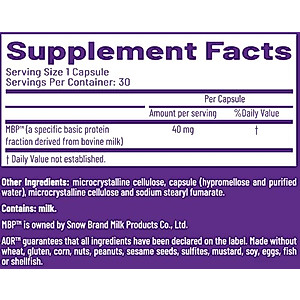 AOR, Advanced Bone Protection, Natural Supplement to Promote healthy bone remodeling with MBP, Gluten Free, 30 Capsules (30 Servings)