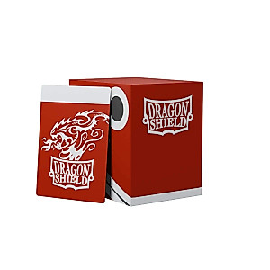 Card Deck Box Double Shell: Red/Black - Dragon Shield