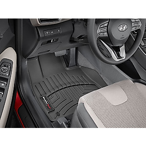WeatherTech Custom Fit FloorLiners for Hyundai Santa Fe - 1st Row (4416561), Black