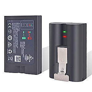Rechargeable Lithium-Ion V4 Battery for Ring-Doorbell Camera 1/2/3/4, Upgraded Battery Compatible with Video Doorbell and Spotlight Cam Solar Stick Up Camera (2nd & 3rd Gen) 3.65V 6040mAh (1-Pack)
