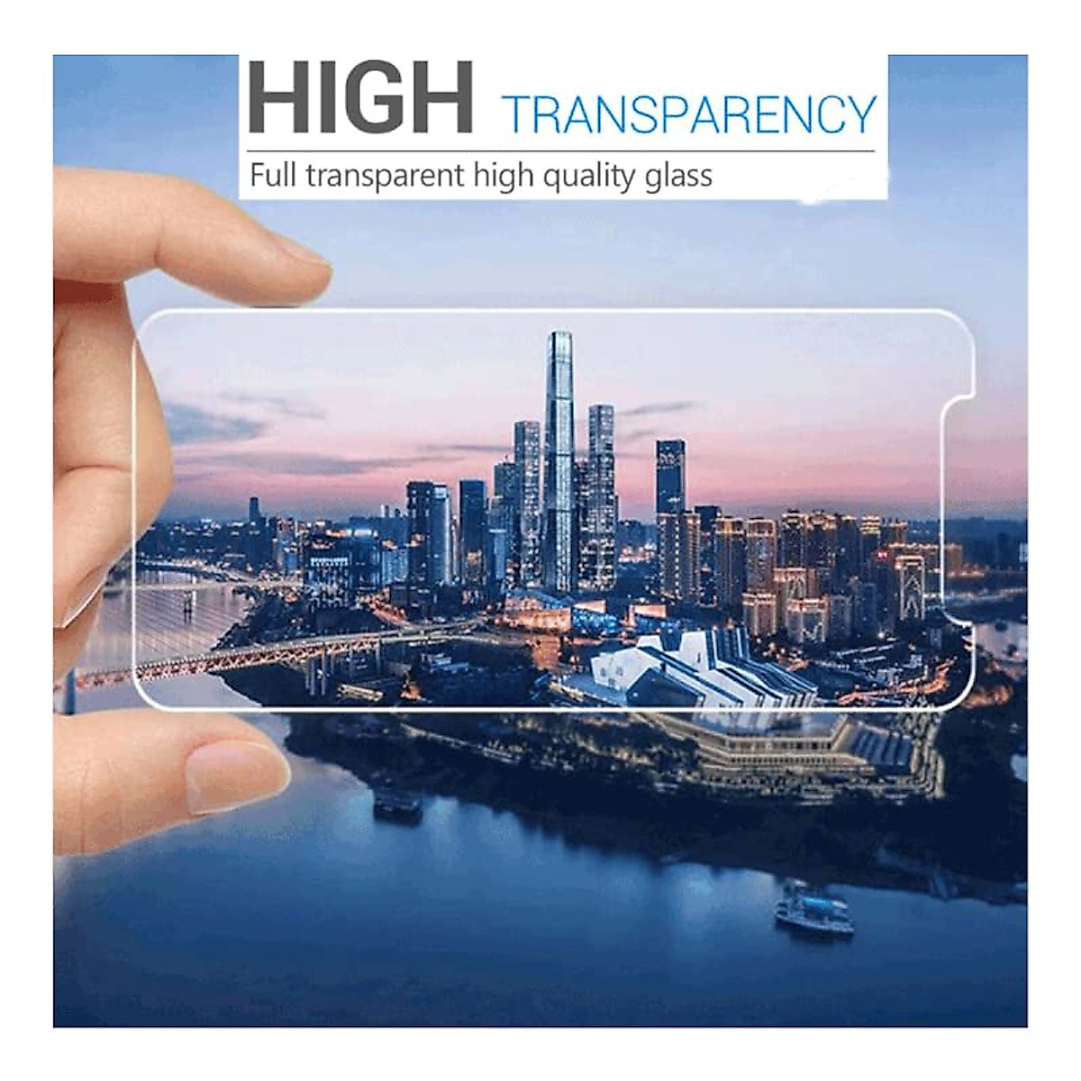 FZYM (2-Pack) Screen Protector for Infinix Hot 20i, Anti Scratch 9H Hardness Protective Film Premium HD Clarity Tempered Glass Friendly Designed for Infinix Hot 20i (6.6")