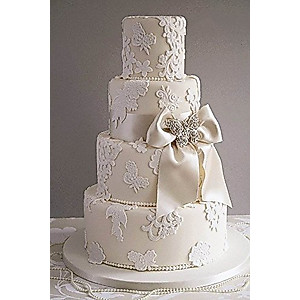 Anyana flower sugar edible vine royal lace wedding cake silicone Embossing Mould fondant impression mat decorating Medallion mold gum paste cupcake topper icing candy imprint sugarcraft mould set of 3