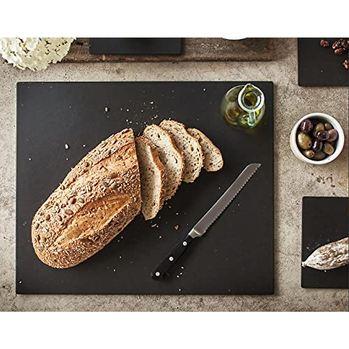 Epicurean Display Series Serving Board, 17.75-Inch x 14-Inch, Slate