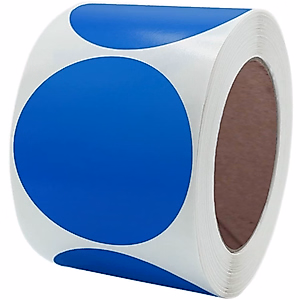 200 PCS Round Floor Stickers, Dot Shaped Floor Marking Tape,Spot Markers Floor Spots Self Adhesive Vinyl Stickers Classroom Dot Spots for Preschool and Kindergarten Elementary Teachers(Blue)