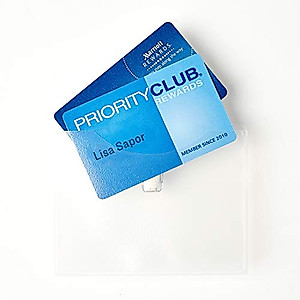 Avery Clip Name Tags, Print or Write, 3" x 4", 50 Inserts & Badge Holders with Clips (74536)