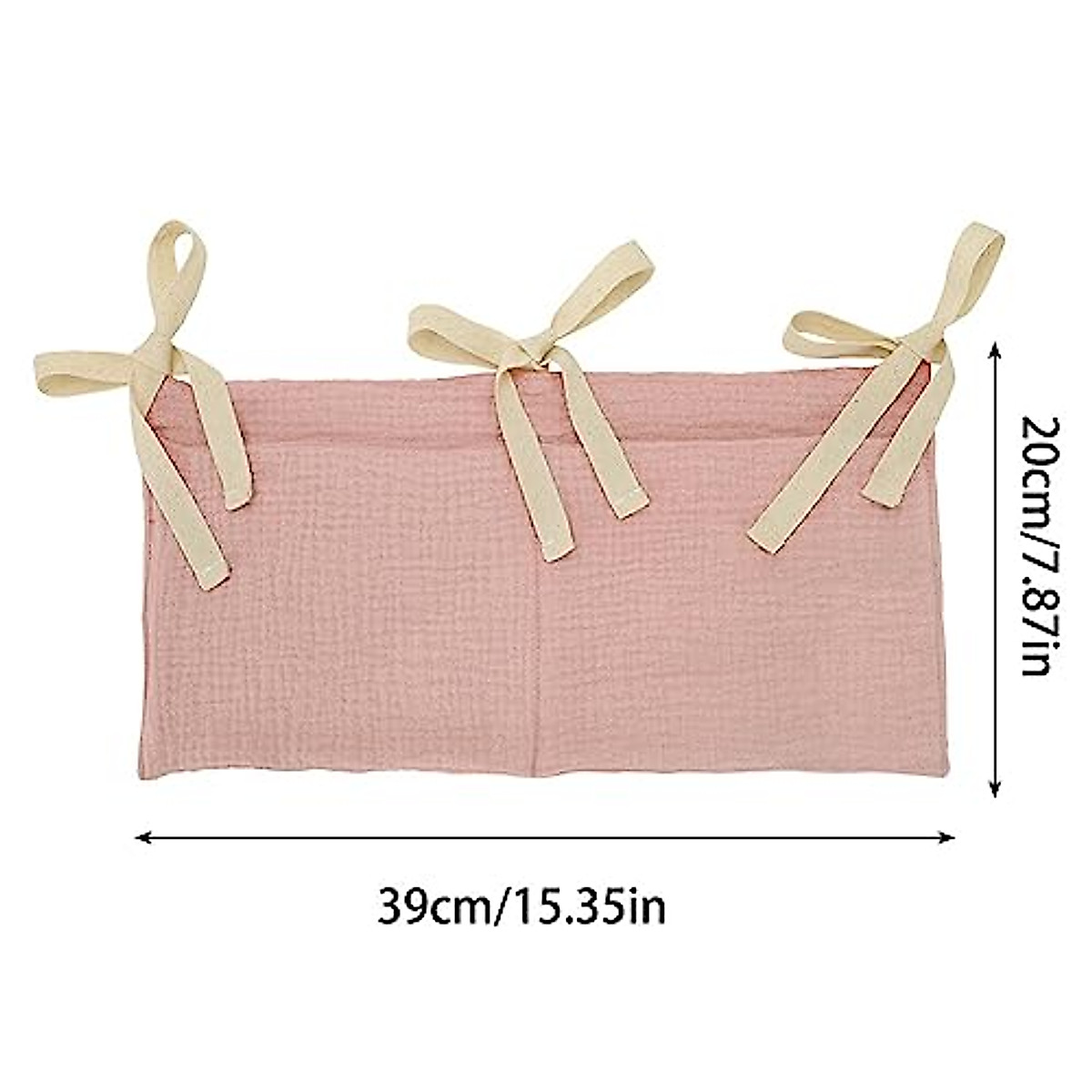 Green Diaper Caddy Organizer Diaper Stacker Baby Crib Hanging Pocket with Straps Classified Storage Bag Organizer for Nursery Diapers Wipes Baby Essentials