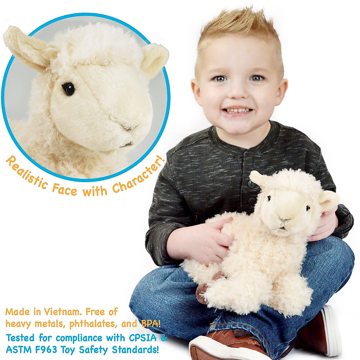 TigerHart Shooky The Sheep - 10 Inch Stuffed Animal Plush