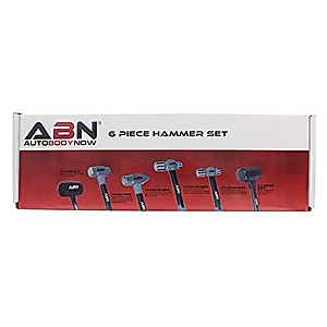 ABN 6 Piece Hammer Set - Forging Hammer Tool Set, Metal Working Tools and Equipment Pein and Sledge Hammer Styles