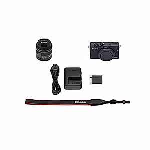 Canon EOS M200 Mirrorless Digital Camera with 15-45mm Lens International Version