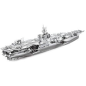 Fascinations Metal Earth ICONX USS Theodore Roosevelt CVN-71 3D Metal Model Kit