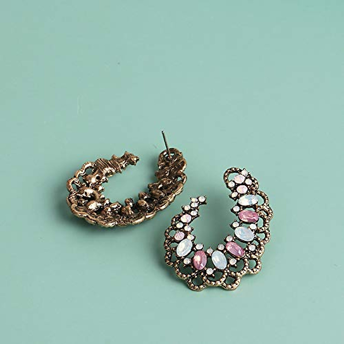 Crystal Dangle Drop Earrings Women Handmade Pendant Earrings Wedding Earrings