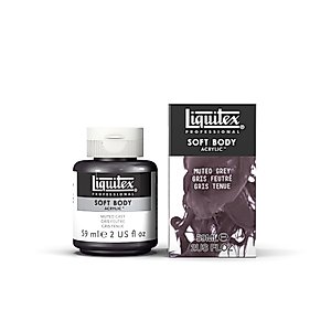 Liquitex Special Release Collection Soft Body Acrylic Paint 2-oz Tube-Muted Grey, 2 oz, 2 Fl