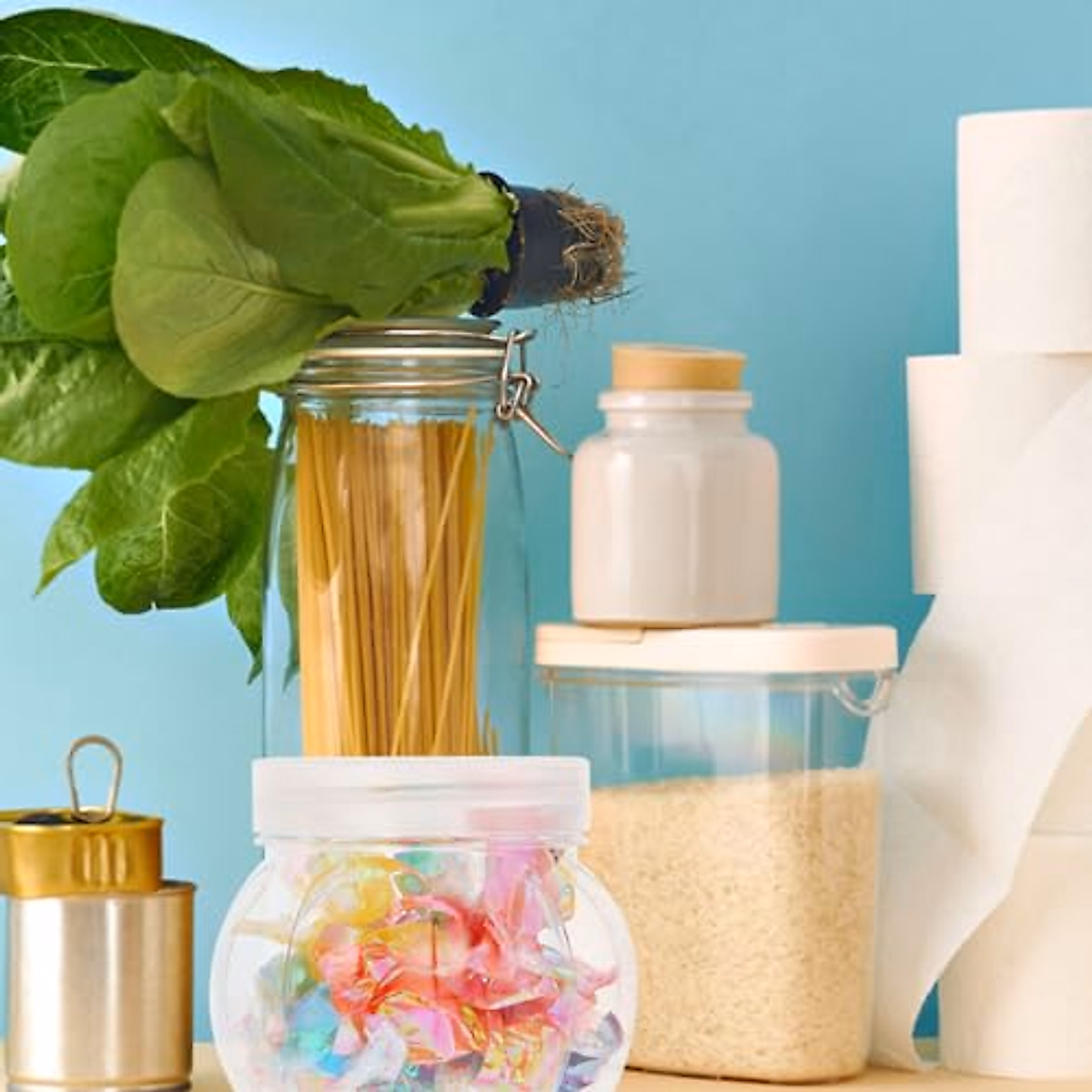 Mini Halloween Candy Jar Plastic Halloween Candy Jars with Lids 20PCS Pumpkin Shaped Clear Cookie Jar Container Storage Jars for Coffee Bean Nut Spices Canister Party Sweet