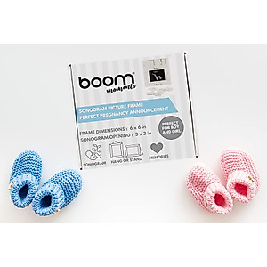 Sonogram Picture Frame | Countdown Weeks | Keepsake Baby Ultrasound Frame | Great Gift for Expecting Parents | Nursery Décor | Best Baby Announcement | Love at First Sight (6.5 x 6 Inches)