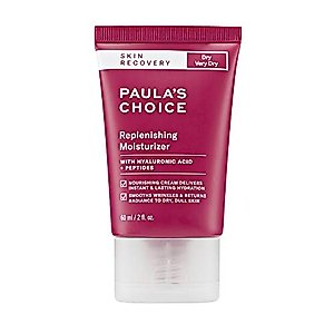 Paula's Choice SKIN RECOVERY Replenishing Facial Moisturizer Cream with Hyaluronic Acid, Soothes Redness & Sensitive Skin Prone to Rosacea & Eczema, Paraben-Free & Fragrance-Free, 2 Fl Oz