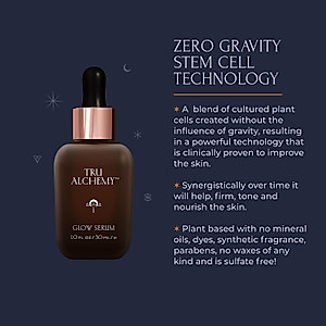Tru Alchemy Vitamin C Glow Serum | Facial Serum with Bakuchiol, Glycolic & Lactic Acid | Skin Illuminating Serum | Anti-aging Vitamin C Face Serum | Hydrating Face Wrinkle Serum | 1 fl oz/30 ml