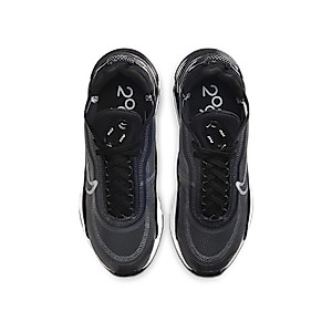 Nike Womens Air Max 2090 Running Trainers CK2612 Sneakers Shoes (UK 5.5 US 8 EU 39, Black White Silver 002)