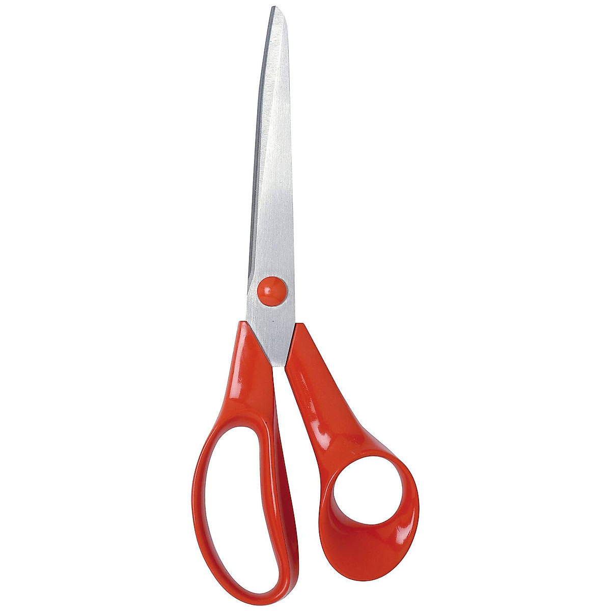 Fiskars 6411501985019 Left-Handed General Purpose, Scissors Length: 21 cm, Quality Steel/Synthetic Material, Classic, one, Red