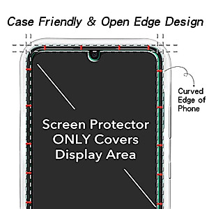 KATIN [2-Pack] Screen Protector for Samsung Galaxy A13 5G Tempered Glass, Anti Scratch, Bubble Free, 9H Hardness, Case Friendly