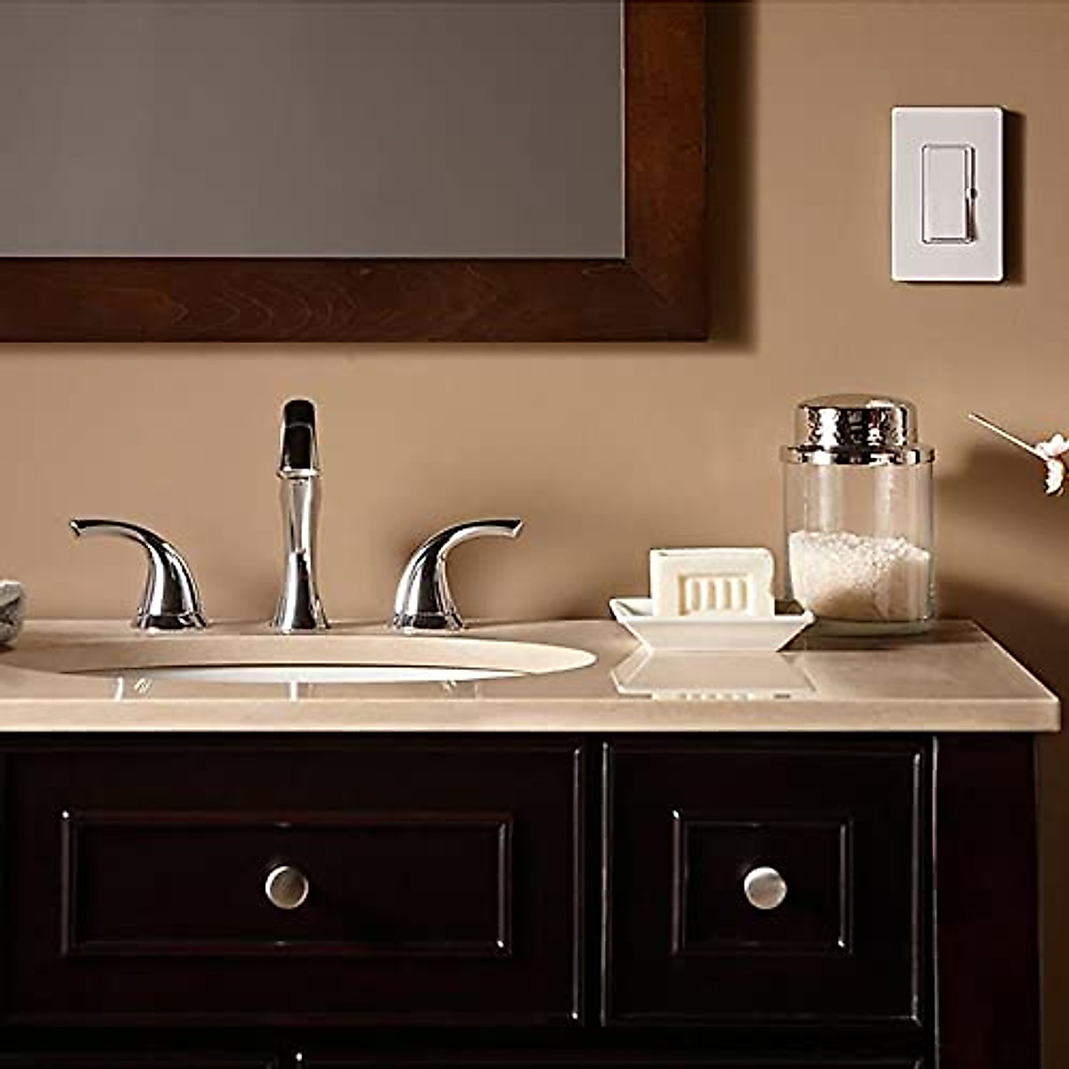 Lutron Diva LED+ Dimmer Switch for Dimmable LED, Halogen and Incandescent Bulbs, 150 Watt, Single-Pole or 3-Way, DVCL-153P-AL, Almond