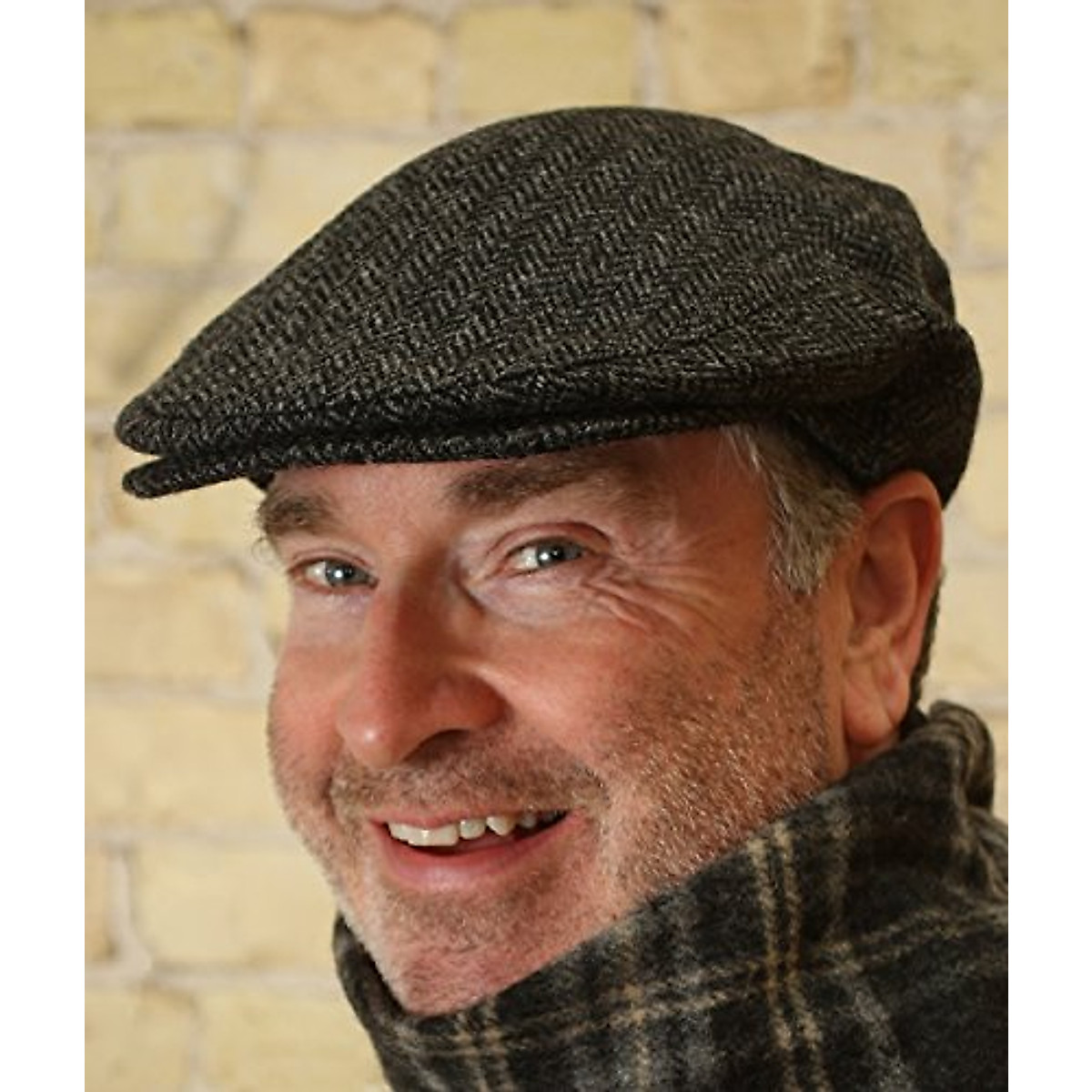 Flat Cap for Men Made in Ireland Irish Hat Flat Cap 100% Irish Wool Gray L