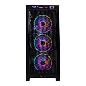 Velztorm Pilum CTO Powerful Gaming Desktop PC Liquid-Cooled (AMD Ryzen 7 3700X 8-Core, 16GB DDR4, 1TB PCIe SSD+2TB HDD (3.5), GeForce RTX 3060 12GB, 120mm AIO, RGB Fans, 750W PSU, WiFi-N, Win11P)