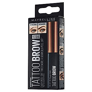 Maybelline New York Brow Tattoo Longlasting Tint, Light Brown, 4.9 ml