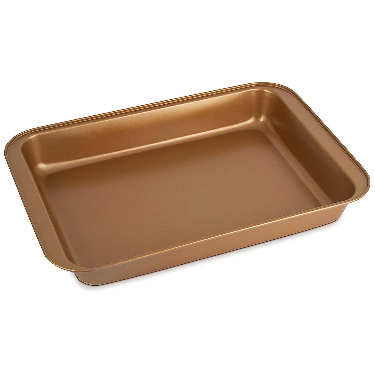 Eternal Living Copper Nonstick Bakeware Set (Cake Pans, Cupcake Tray, & Cookie Sheets, 6 Piece)