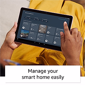 Amazon Fire HD 10 tablet, 10.1", 1080p Full HD, 32 GB, latest model (2021 release), Black